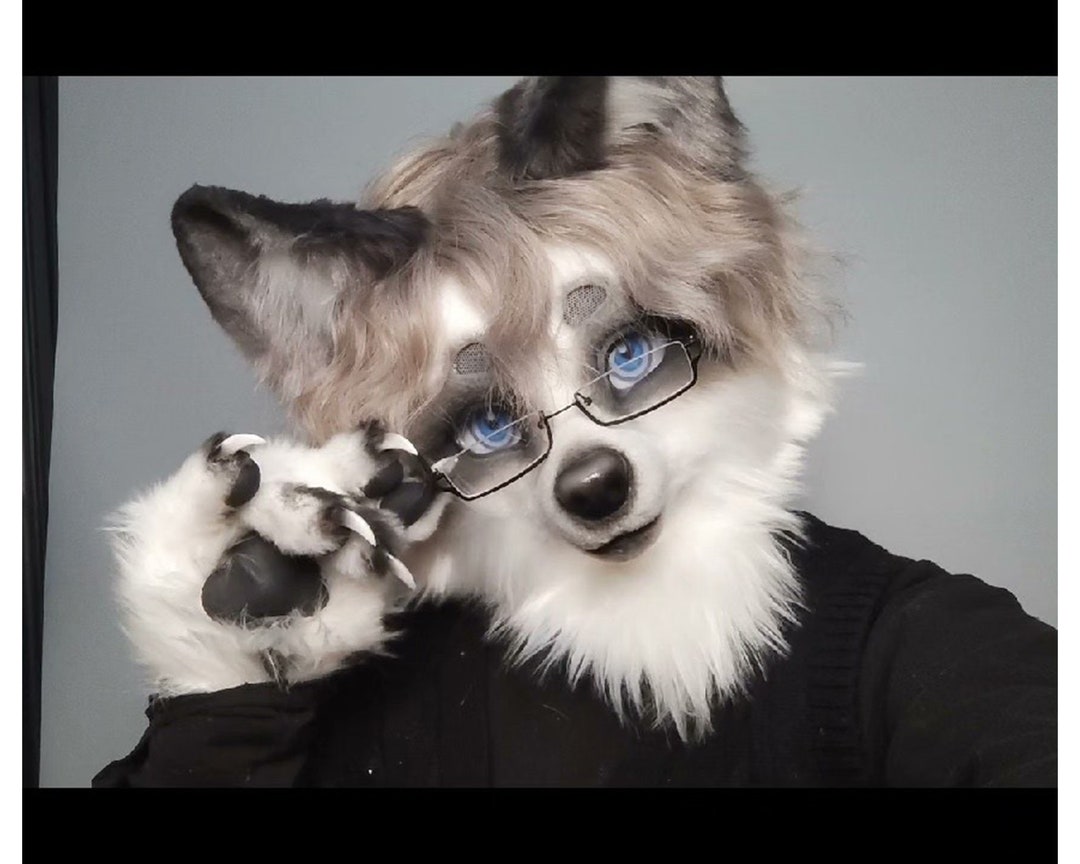 Semi-realistic Fox and Dog Fursuit Head Furry Custom Furryfandom ...