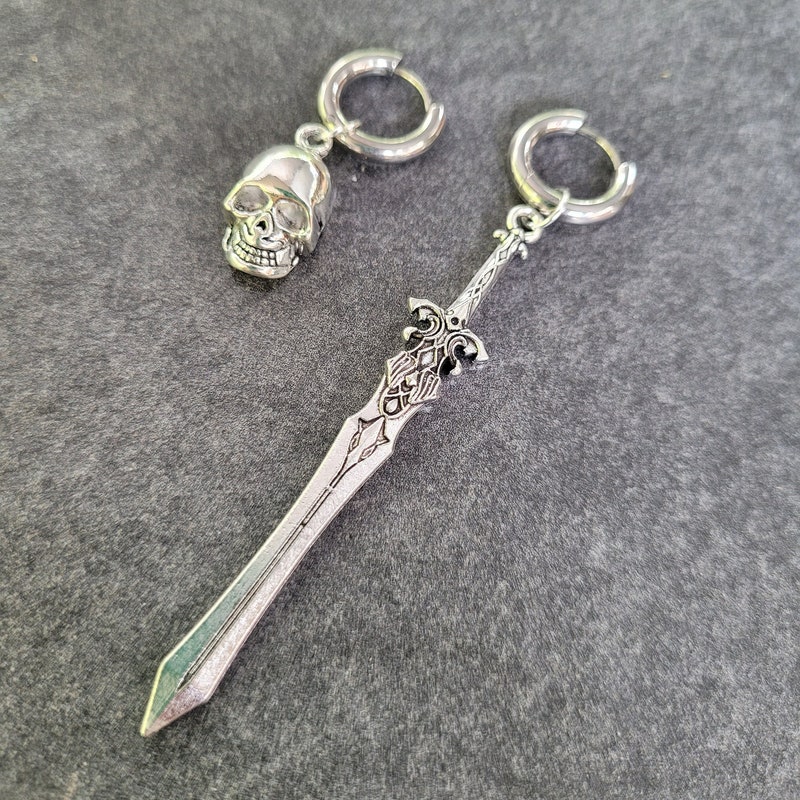 Sword Earrings - Etsy