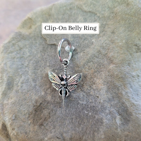 Moth Belly Button Piercing - Etsy