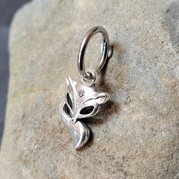 Fox Belly Button Ring - Etsy
