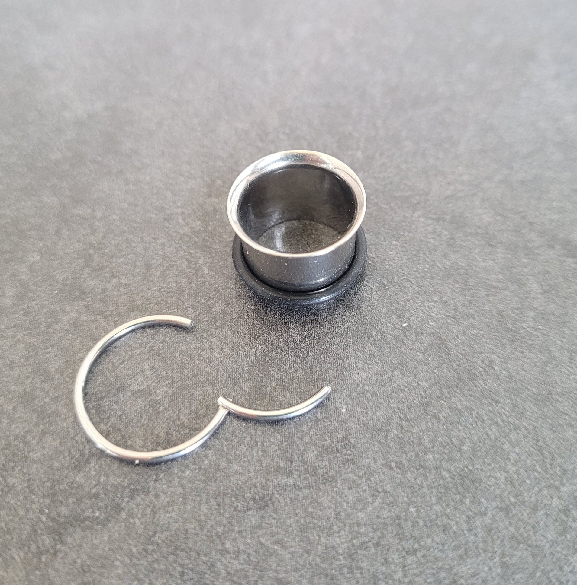 Goth Spike Plug Hoop Gauges Tunnels Ear Earrings Dangle 4g 2g - Etsy