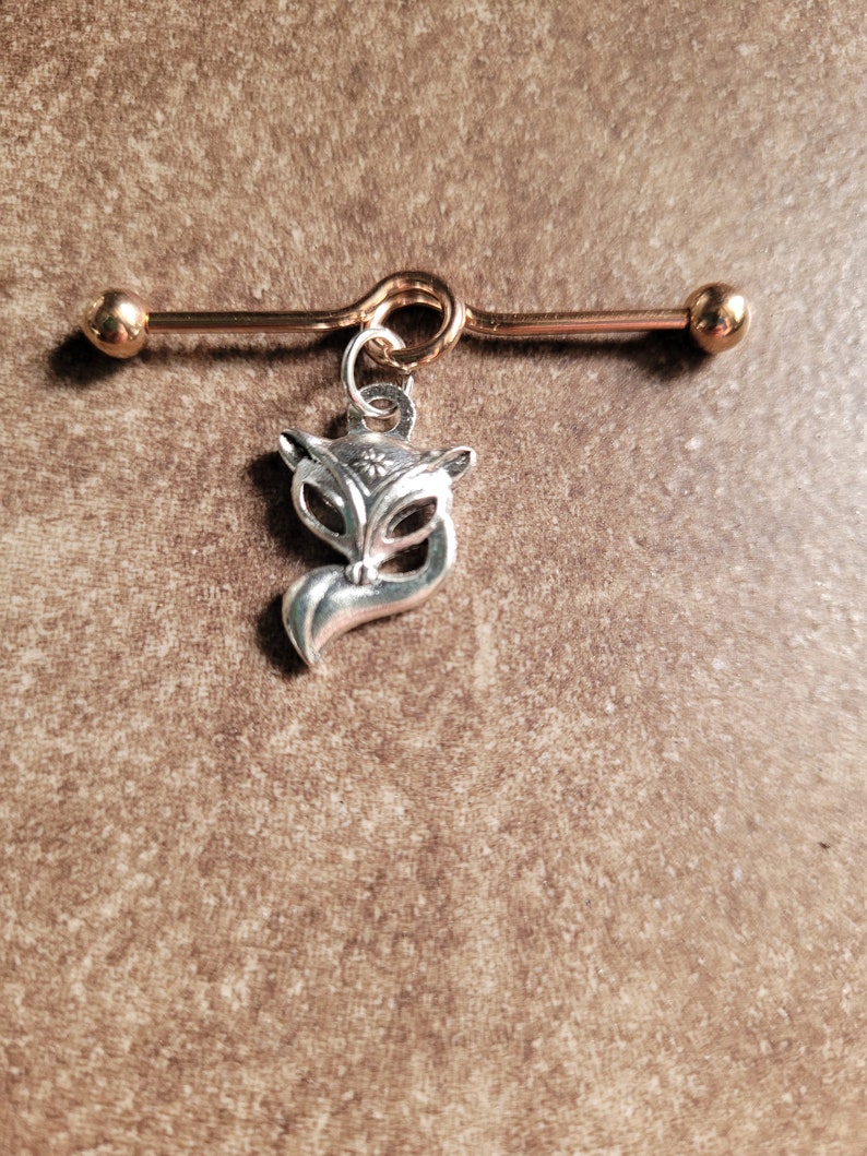 Industrial Barbell Fox Dragonfly Butterfly Mushroom Lady Bug Star ...