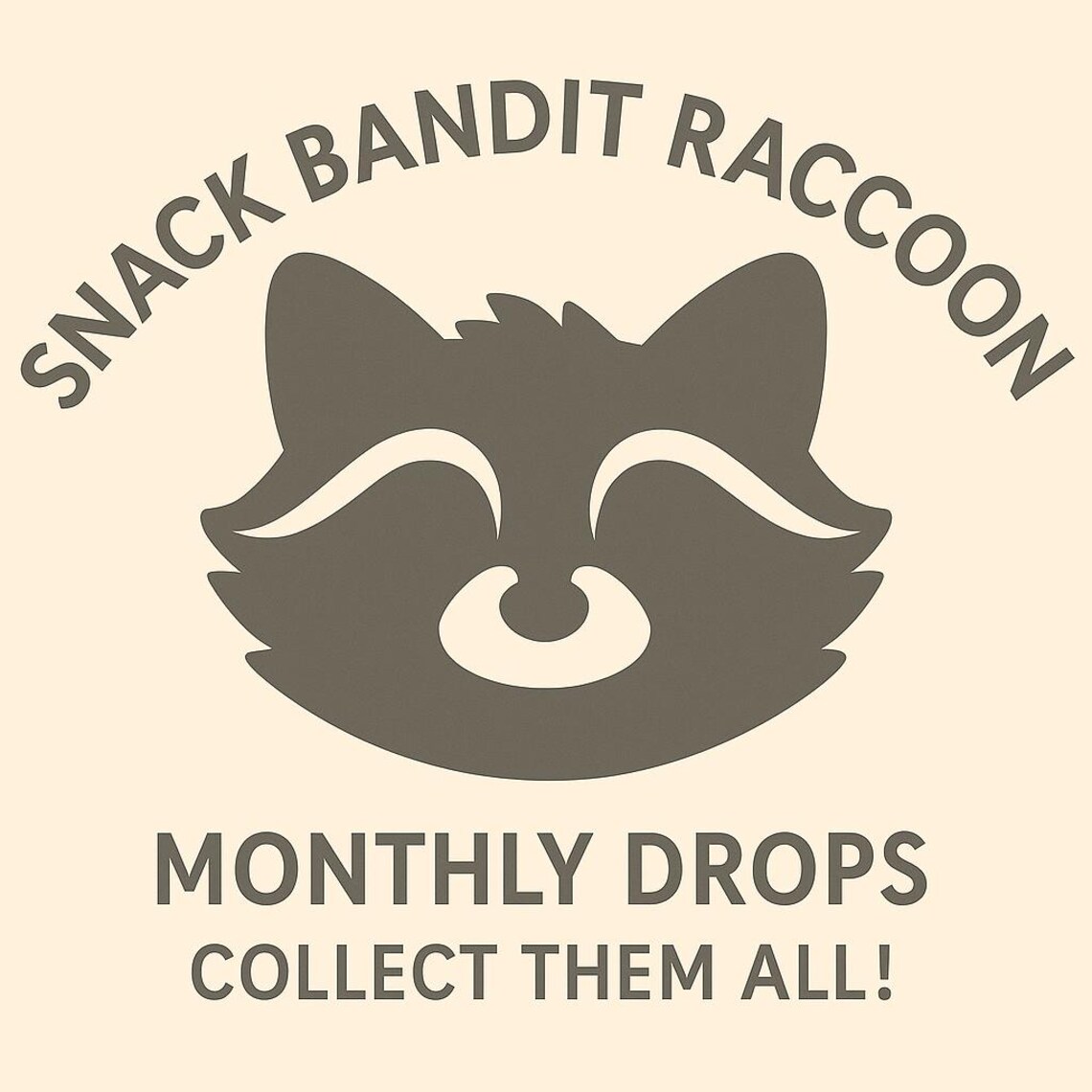 Pizza Snack Bandit Raccoon – Cute Cartoon Vinyl Sticker | Collectible ...