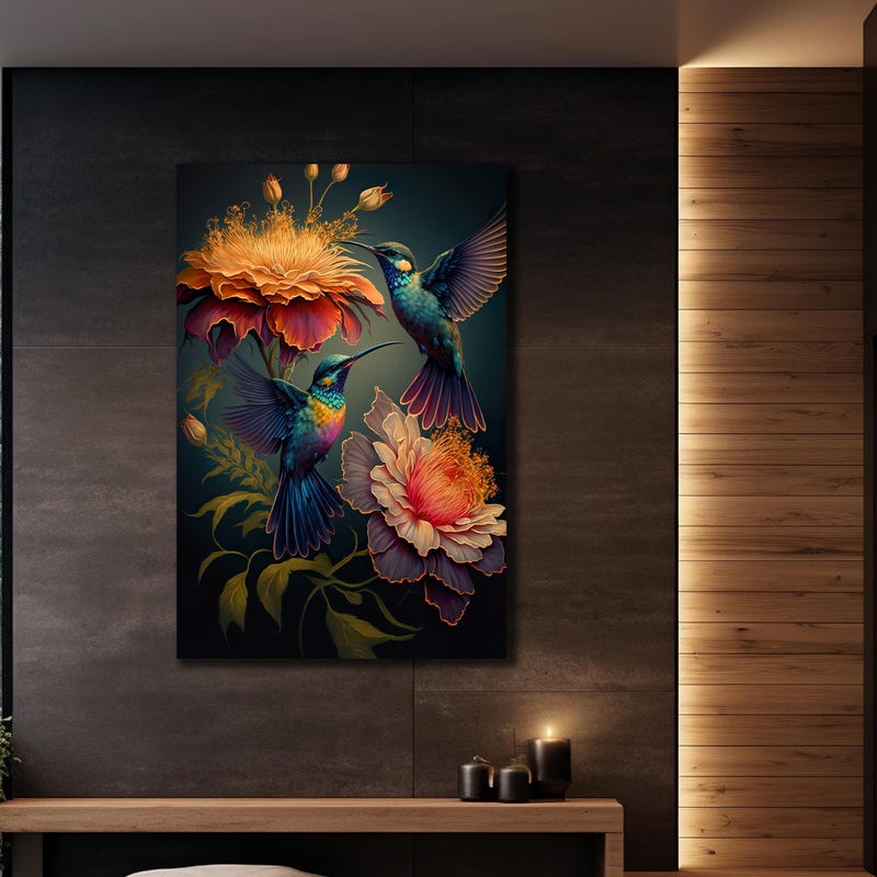 Hummingbird Wall Decor - Etsy