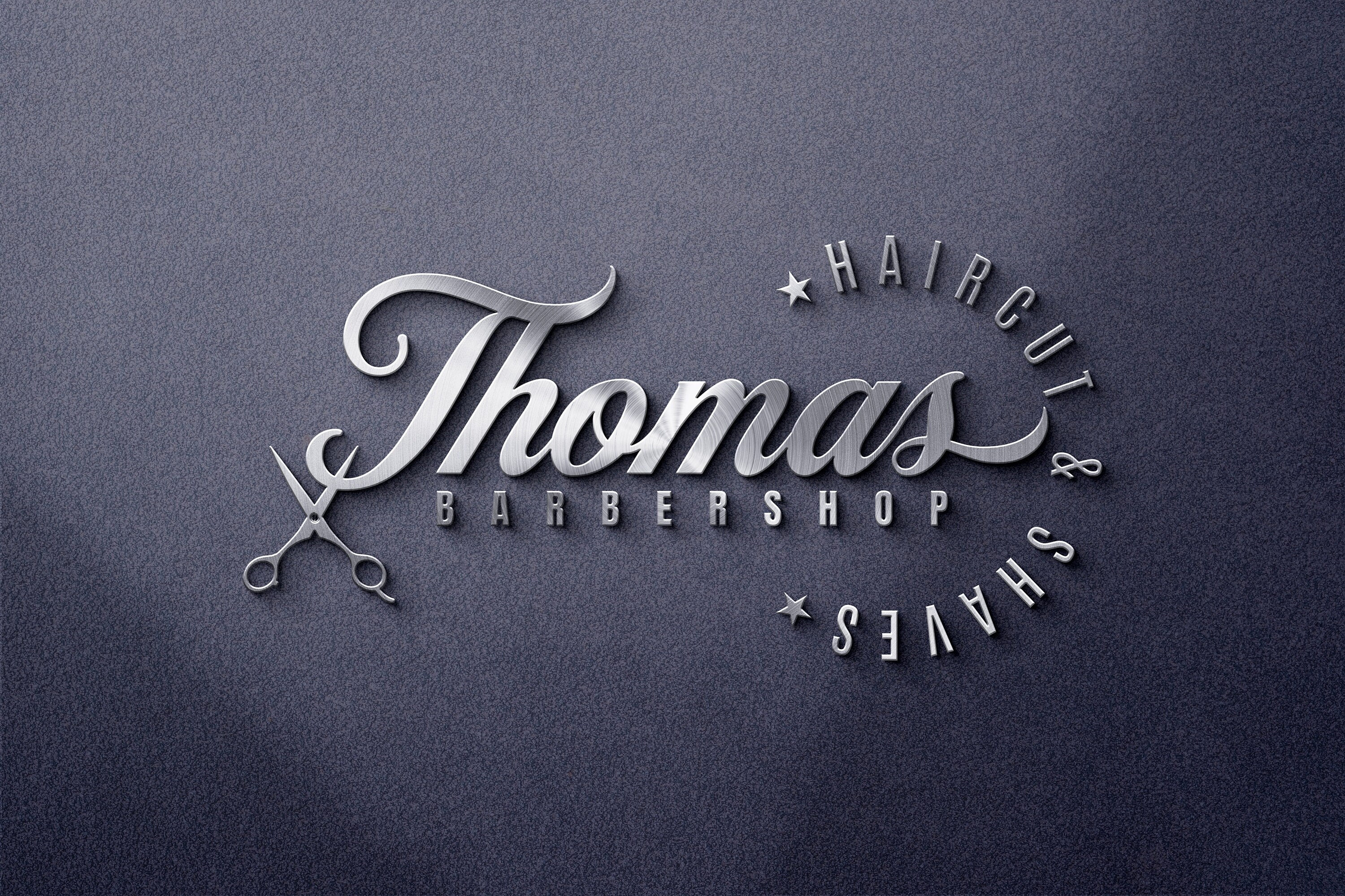 Custom Barber Shop Logo Design - Professional Men's Grooming Branding ...