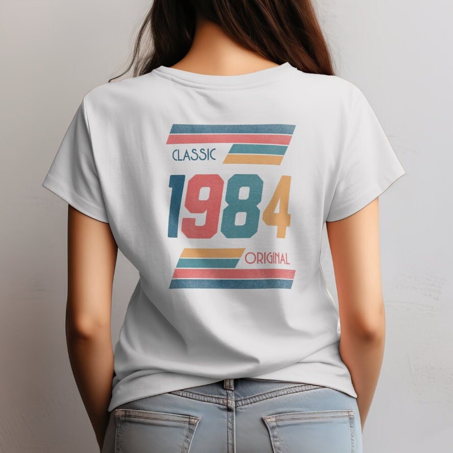 1984 Svg, Classic 1984 Original Png, 40th Birthday Gift for Women, 40th ...