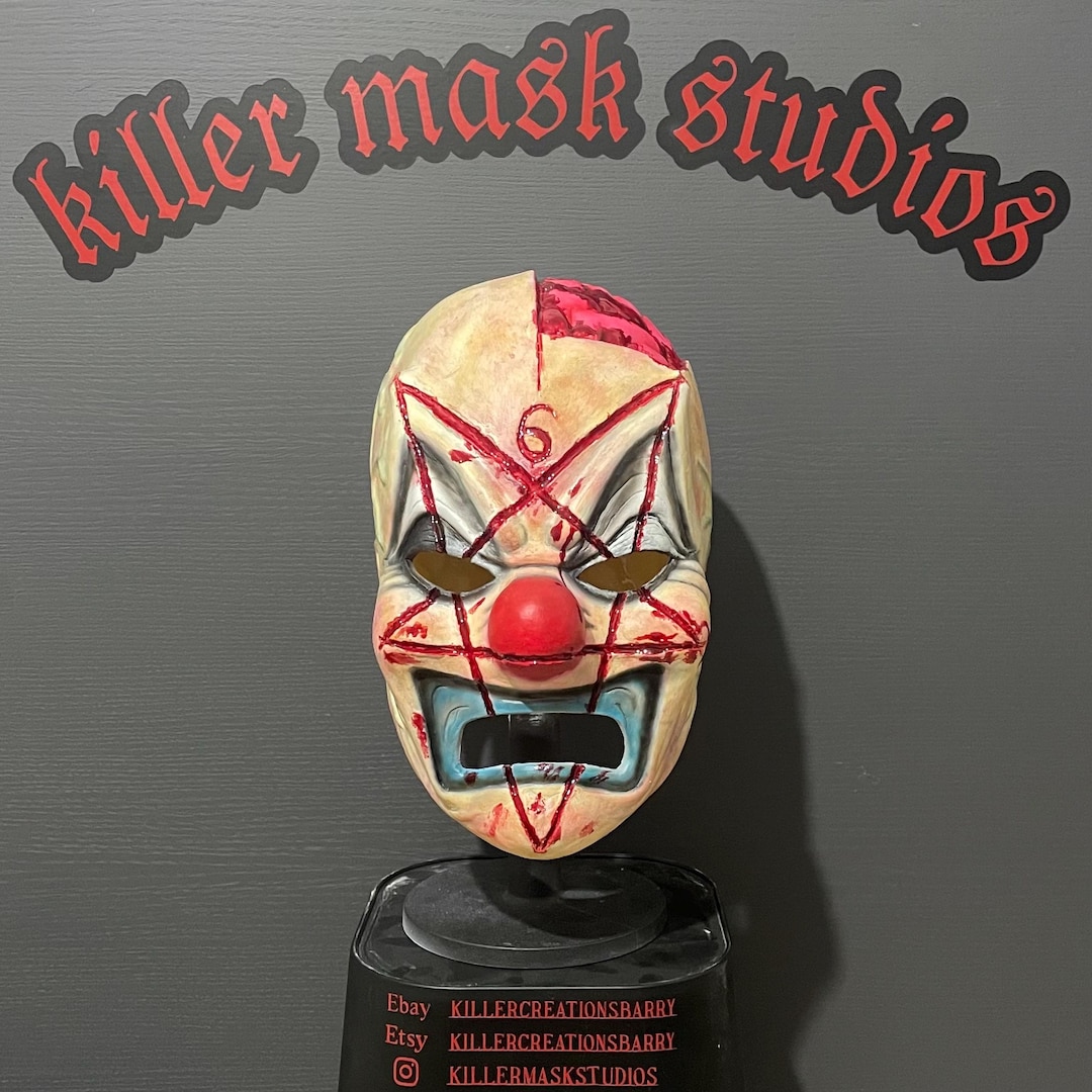 Slipknot Iowa Clown Latex Mask Red Nose Version - Etsy
