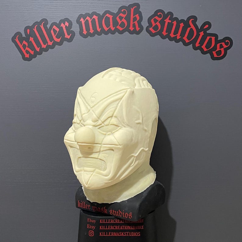 Iowa Clown Blank Latex Mask Slipknot - Etsy