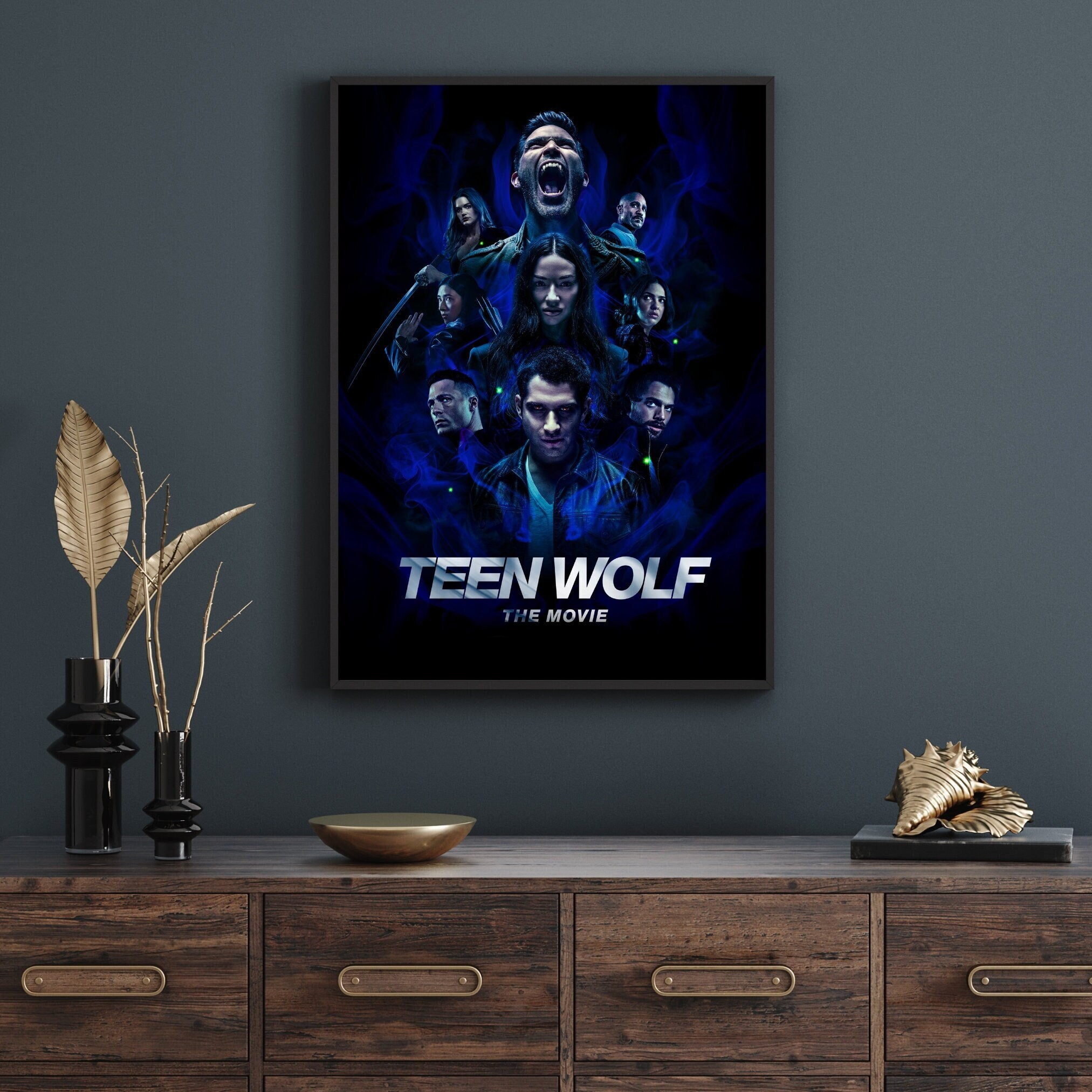 Teen Wolf Movie Poster Teen wolf Wall Art Teen Wolf - Etsy France