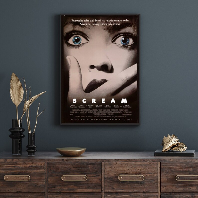 Scream Movie Poster Scream Printable Poster Scream Wall Art - Etsy