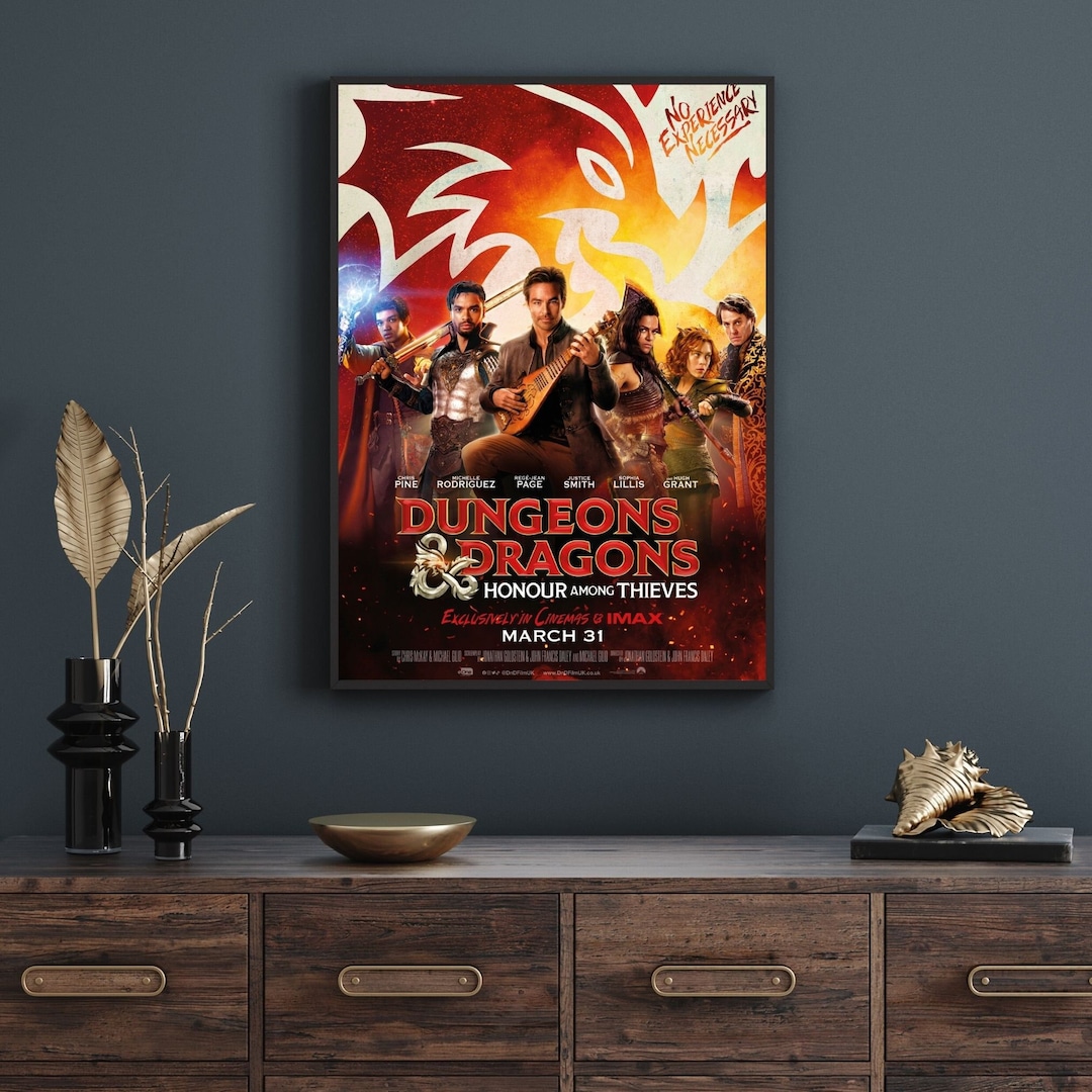Dungeons and Dragons Poster High Quality Dungeons & Dragons - Etsy