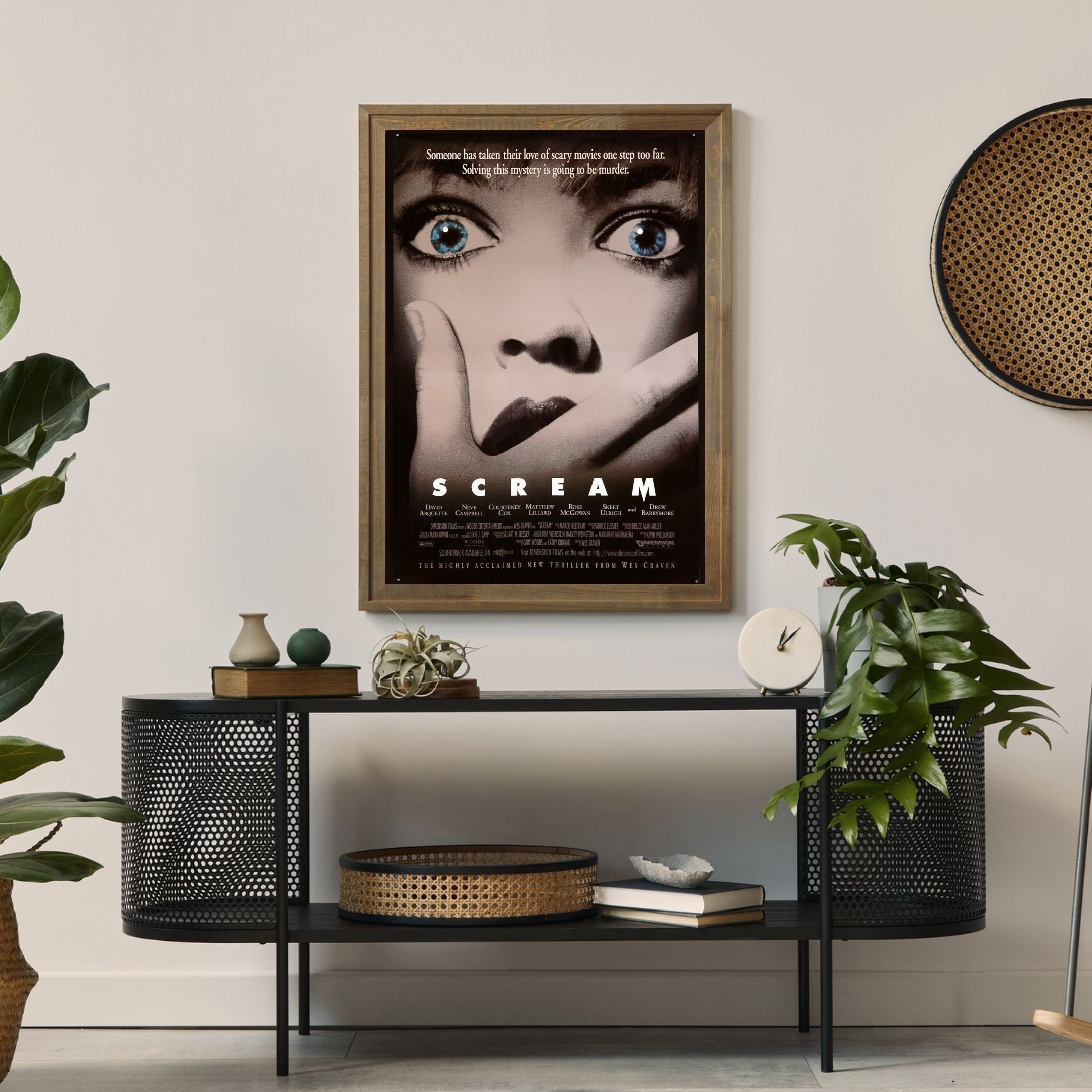 Scream Movie Poster Scream Printable Poster Scream Wall Art Home Decore ...