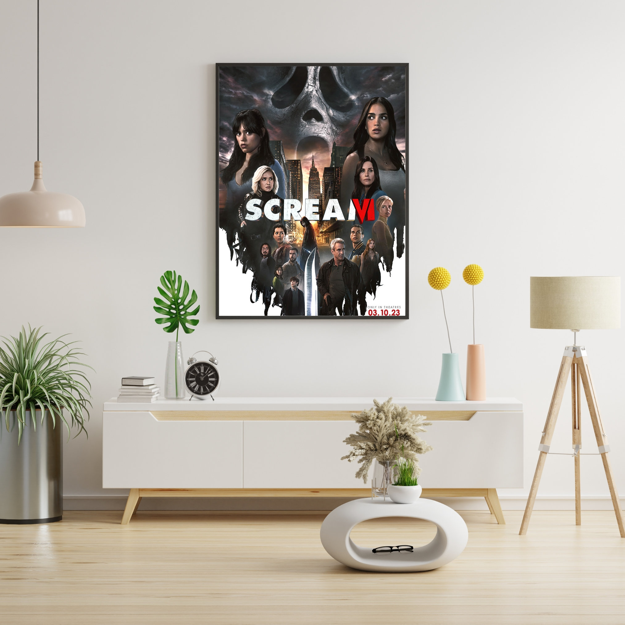 Scream 6 Movie Poster Scream Printable Poster Scream 6 Wall Art