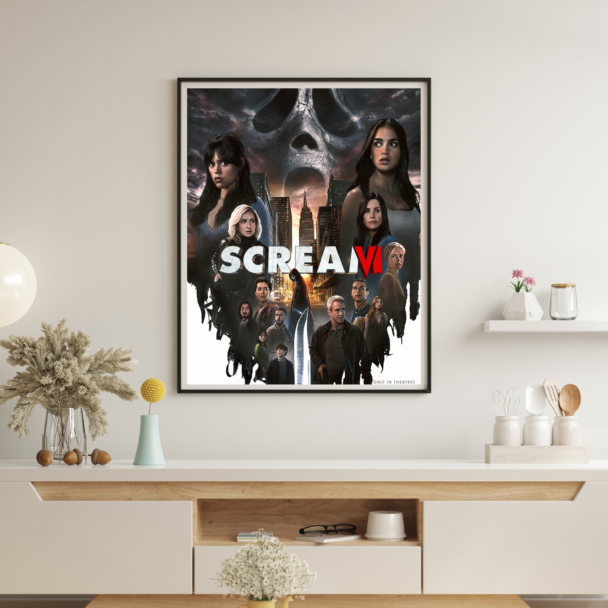 Scream 6 Movie Poster Scream Printable Poster Scream 6 Wall Art