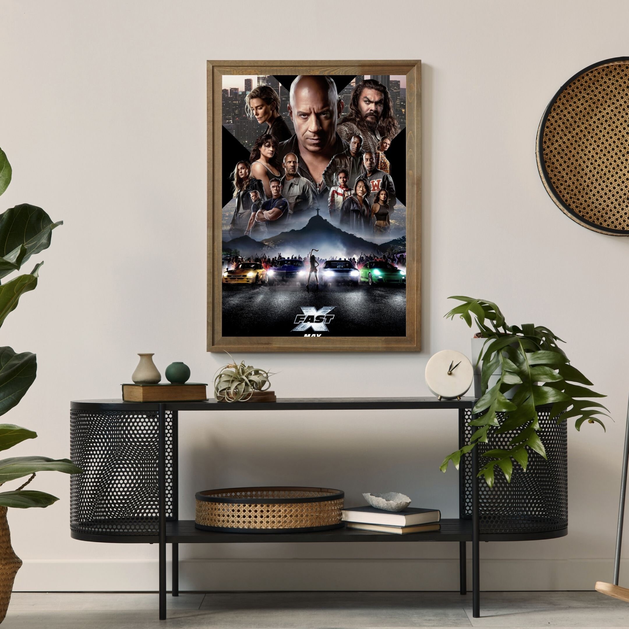 Fast X Movie Poster Fast And Furious 10 Wall Art Fast X Poster Designed ...
