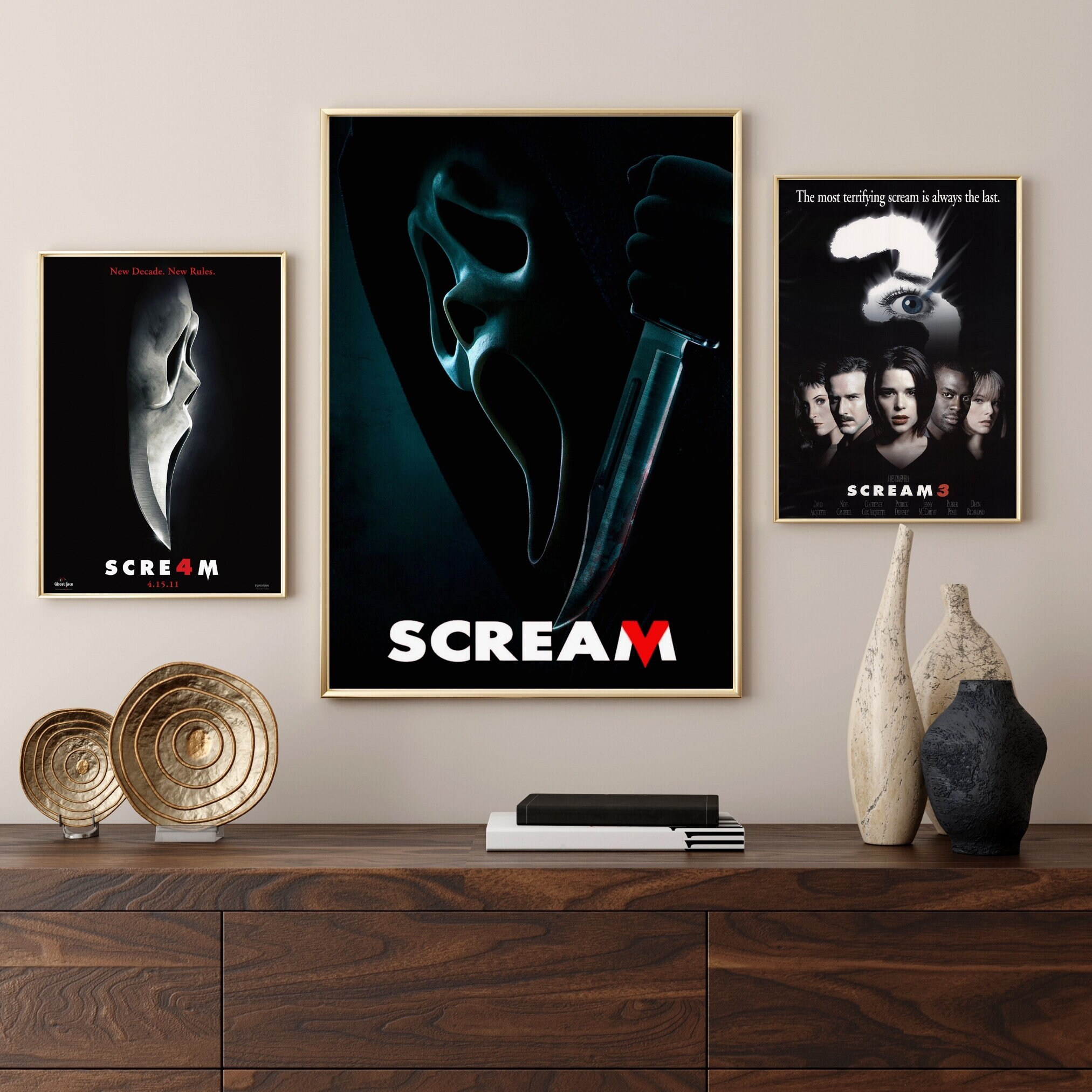 Scream Movie Posters Printable Scream Wall Art High Quality - Etsy