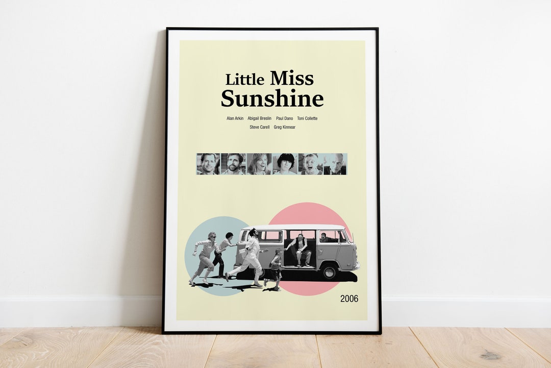 Digital Little Miss Sunshine Poster Minimal Film Poster Collage Art ...