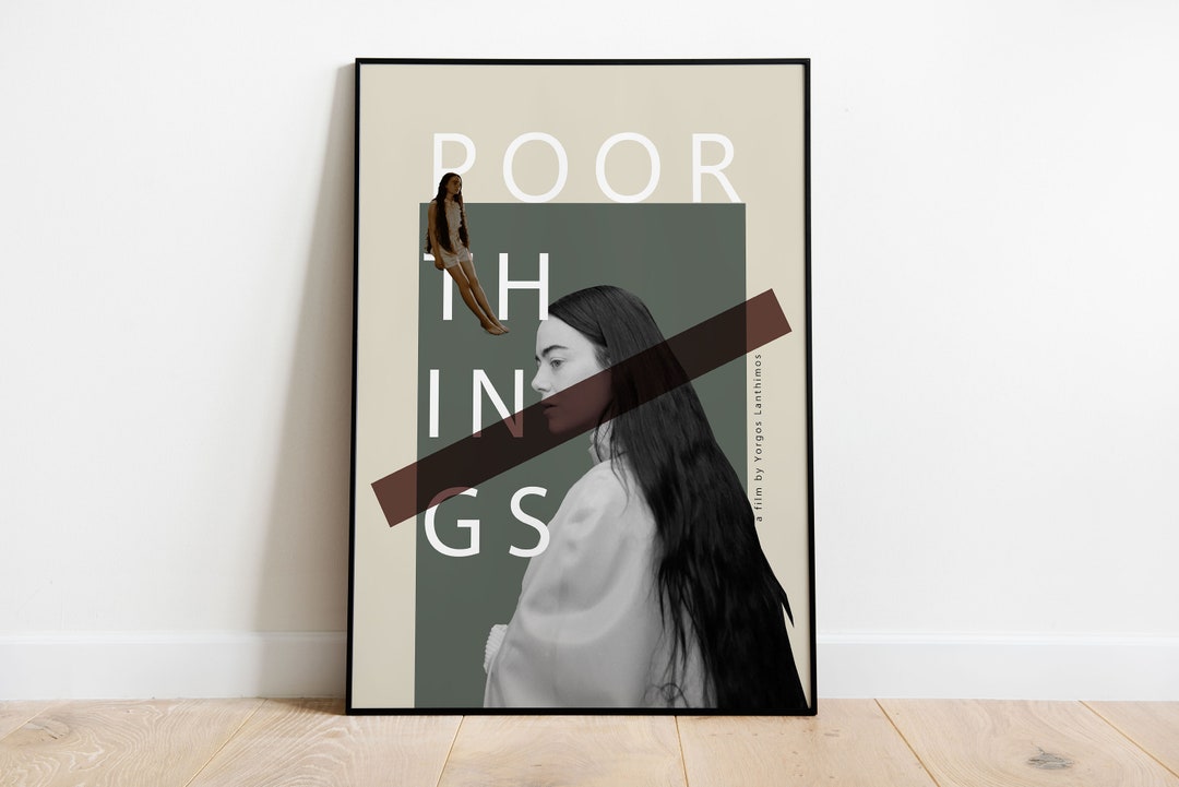 Poor Things Poster Movie Poster Minimal Film Emma Stone Poster Collage ...