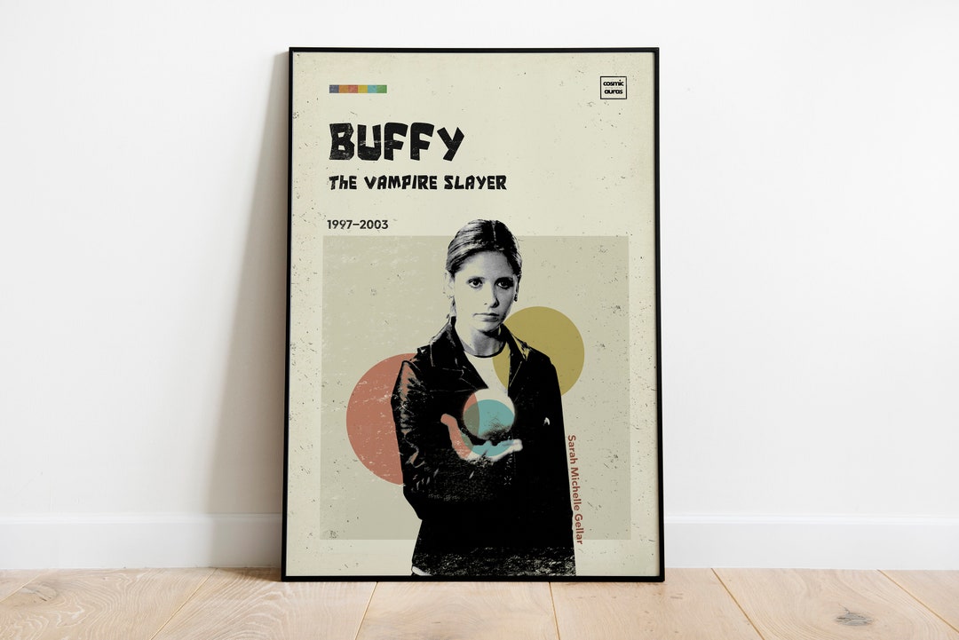 Buffy the Vampire Slayer Series Poster Minimal Film Poster Collage Art ...