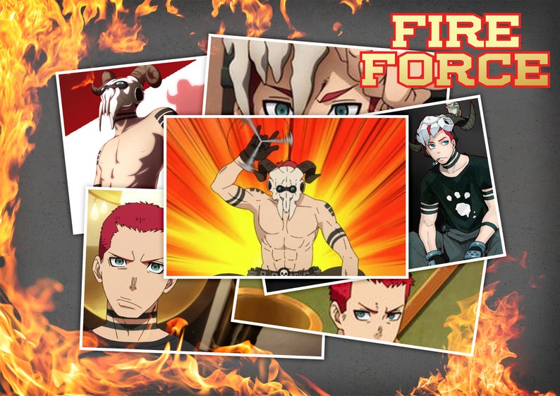 Fire Force Vulcan Mask - Etsy