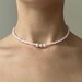 Pink Ribbon Chain Choker - Etsy