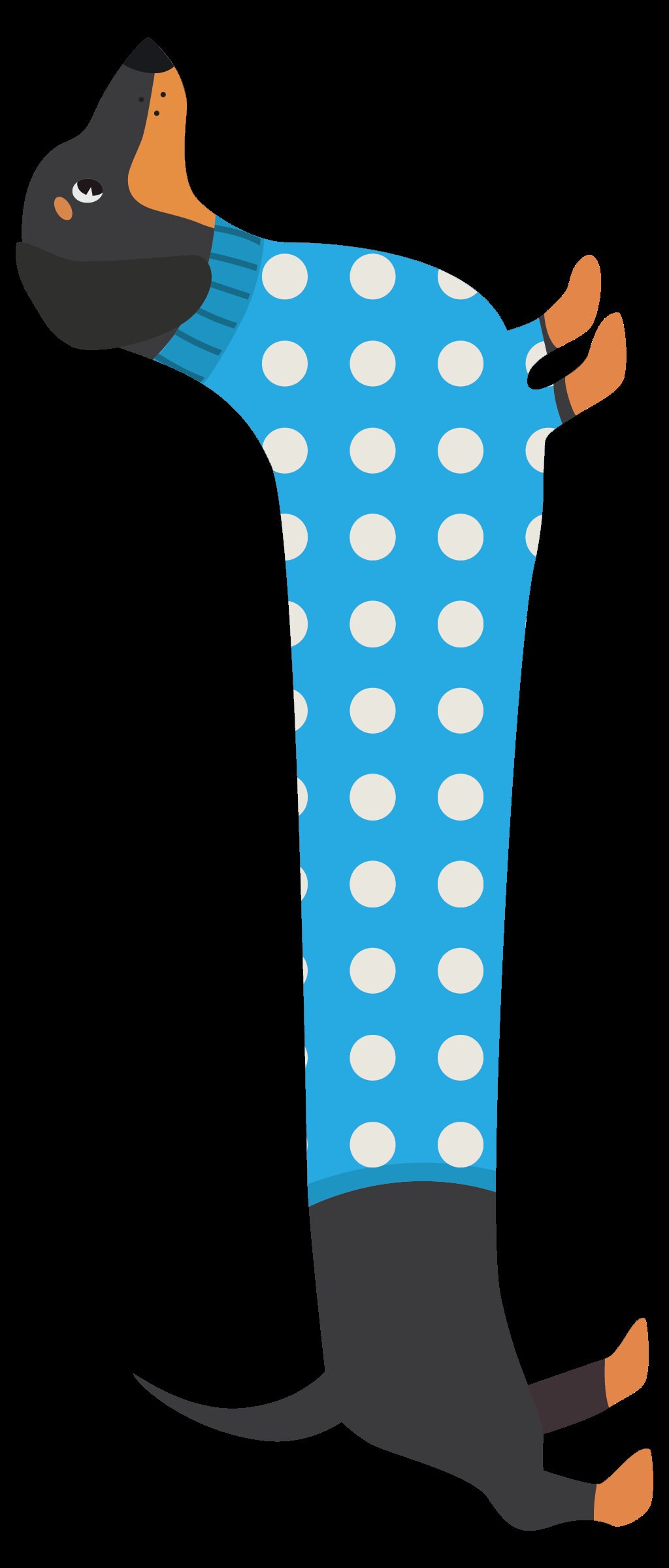 Dachshund Puppy Themed Double Sided Plastic Frosted Bookmark Durable ...