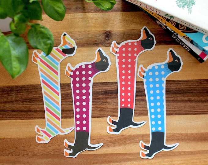 Bookmark dachshund - Etsy
