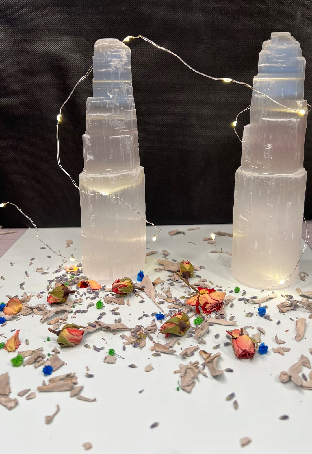 Selenite Towers - Etsy