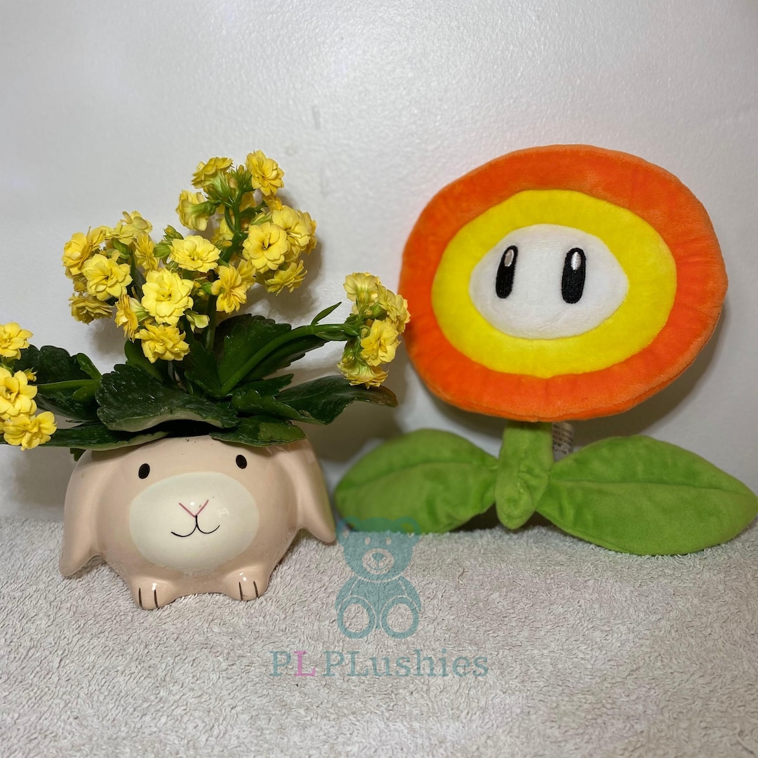 Fire Flower Super Mario Bros Soft Plush Toy - Etsy