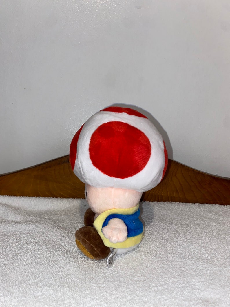 Red Toad Super Mario Bros. Plushie Soft Toy - Etsy