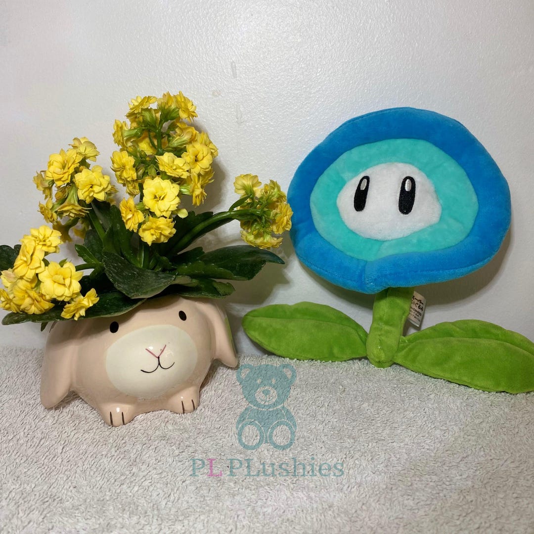 Ice Flower Super Mario Bros Soft Plush Toy - Etsy