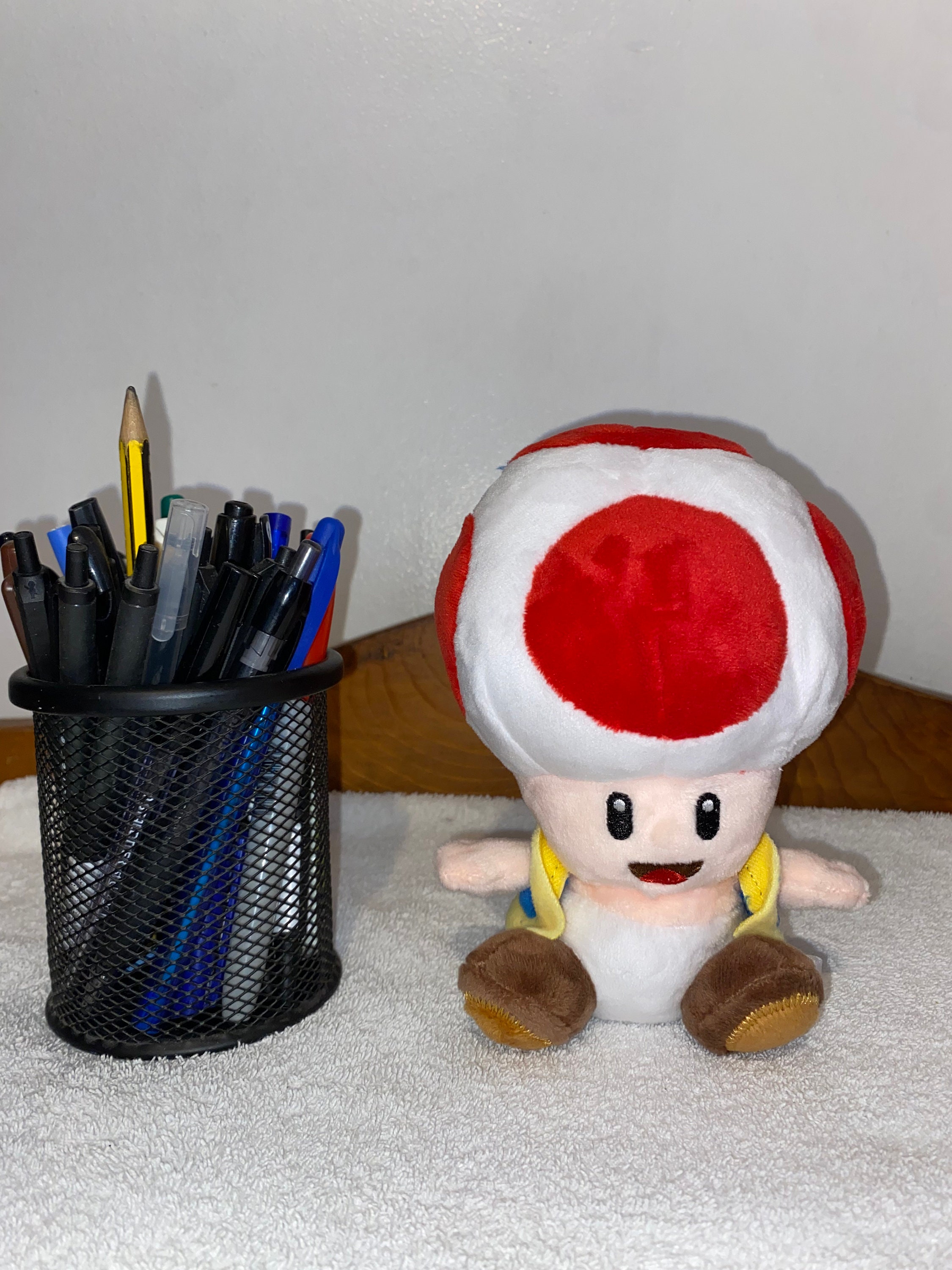 Red Toad Super Mario Bros. Plushie Soft Toy - Etsy