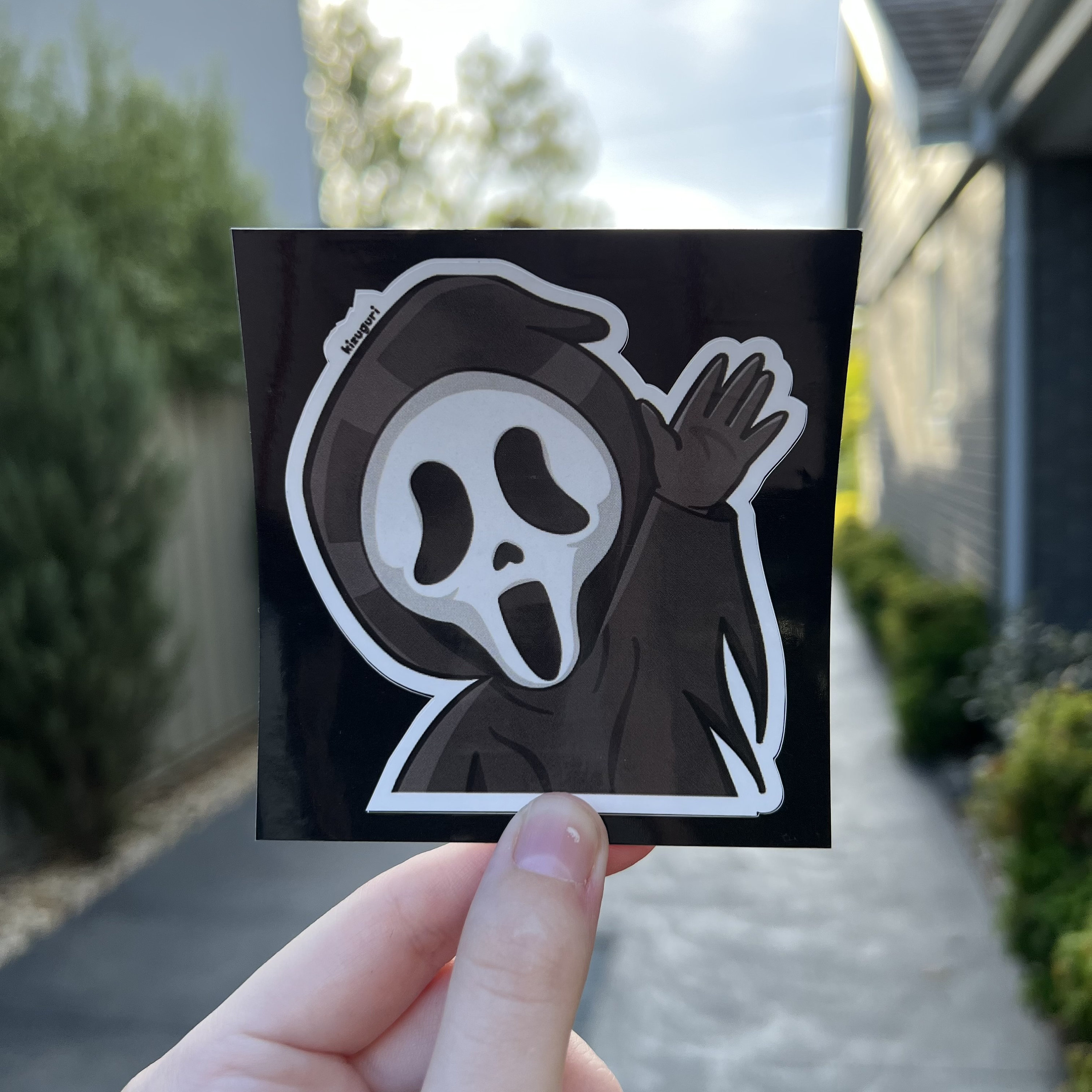4pcs Cute Glossy Ghostface Sticker Pack Scream - Etsy