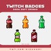 Soda/pop/fizzy/soft Drink Pixel Art - Sub/bit Badges for Twitch ...
