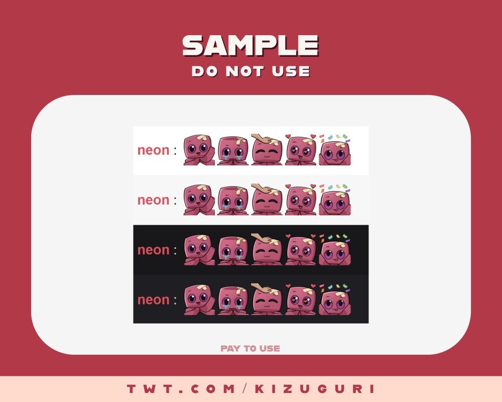 Neon's "squish-squish" Valorant Octopus Emotes - Twitch, Discord, Etc ...