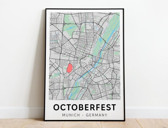 Germany Oktoberfest Map