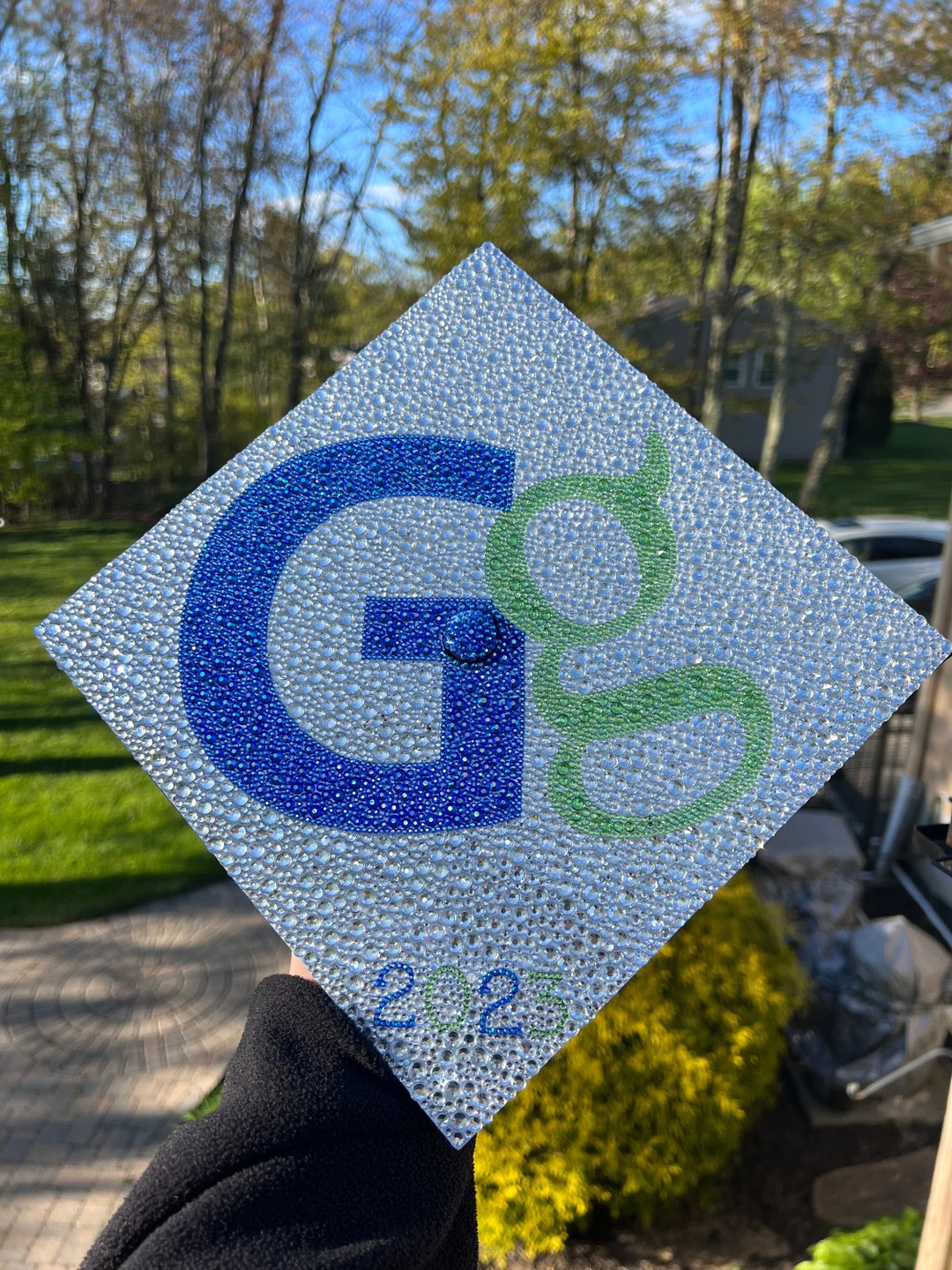 Rhinestone Grad Cap - Etsy
