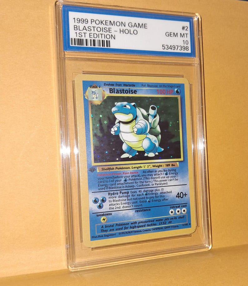 Blastoise - Fanmade Pokèmon Card - Holo - 1st Edition - *read ...