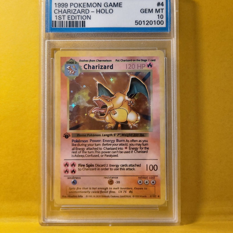 Thick Charizard Card - Etsy