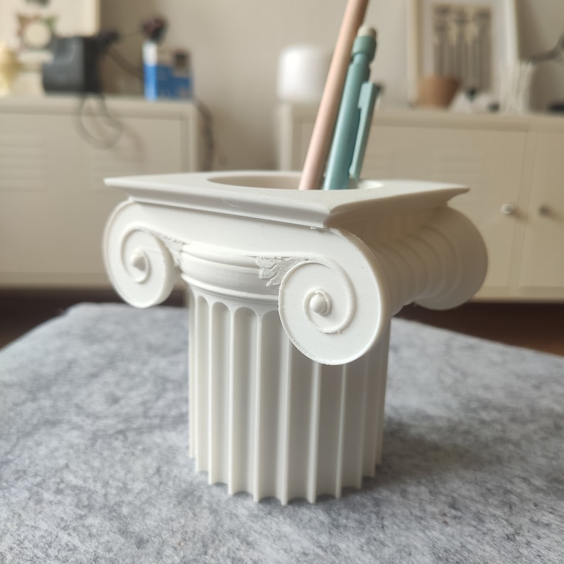 Ionic Column Pen Holder- 3d Printed Classic Architecture Gift - Etsy