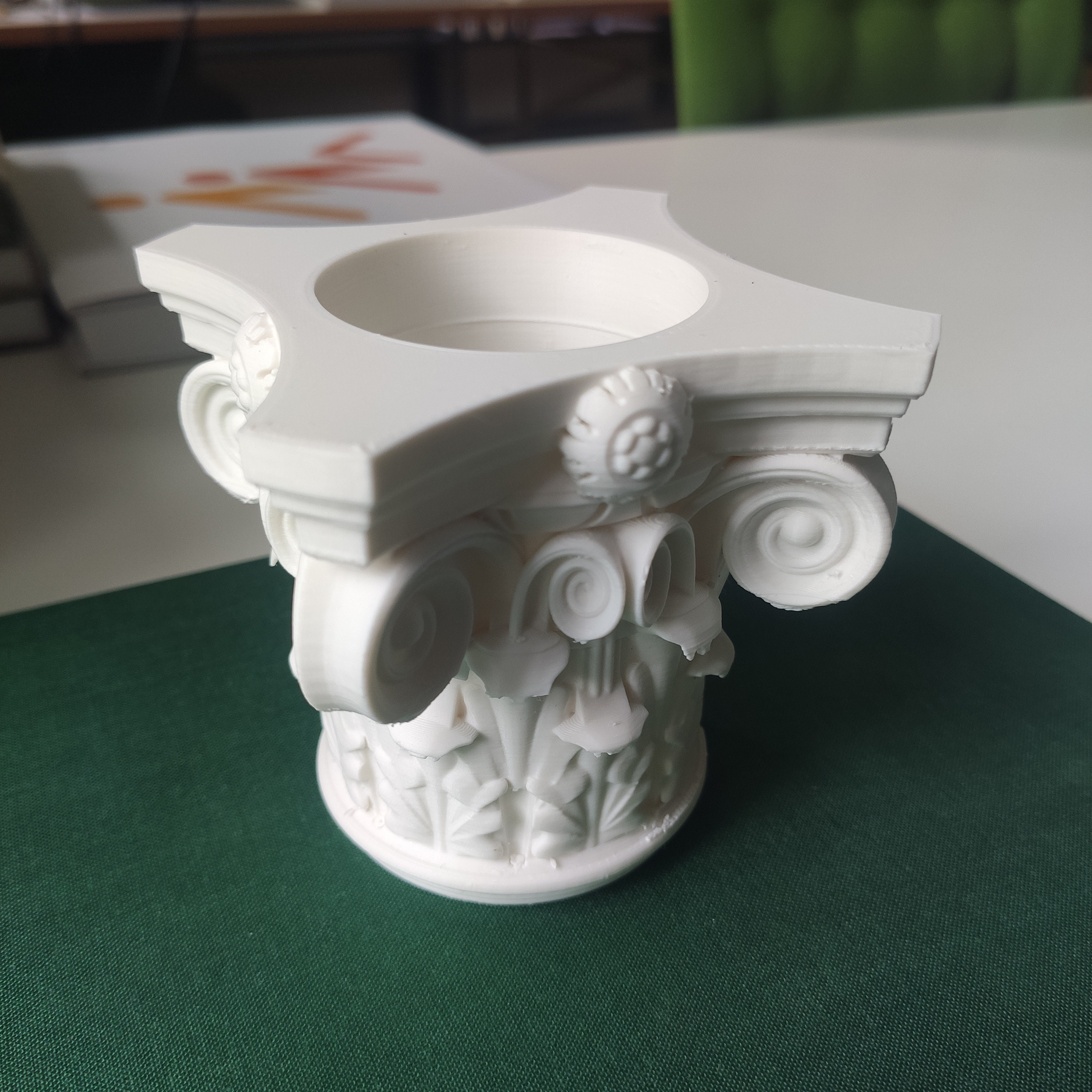 Corinthian Column Pen Holder- 3d Printed Classic Architecture Gift - Etsy