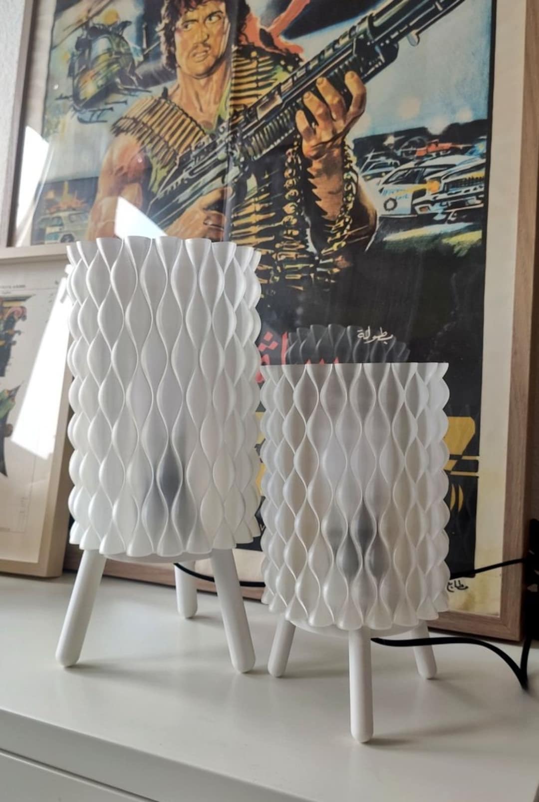 3D Printed Dripping Lamp: Recycled PLA Desk Lamp - Etsy