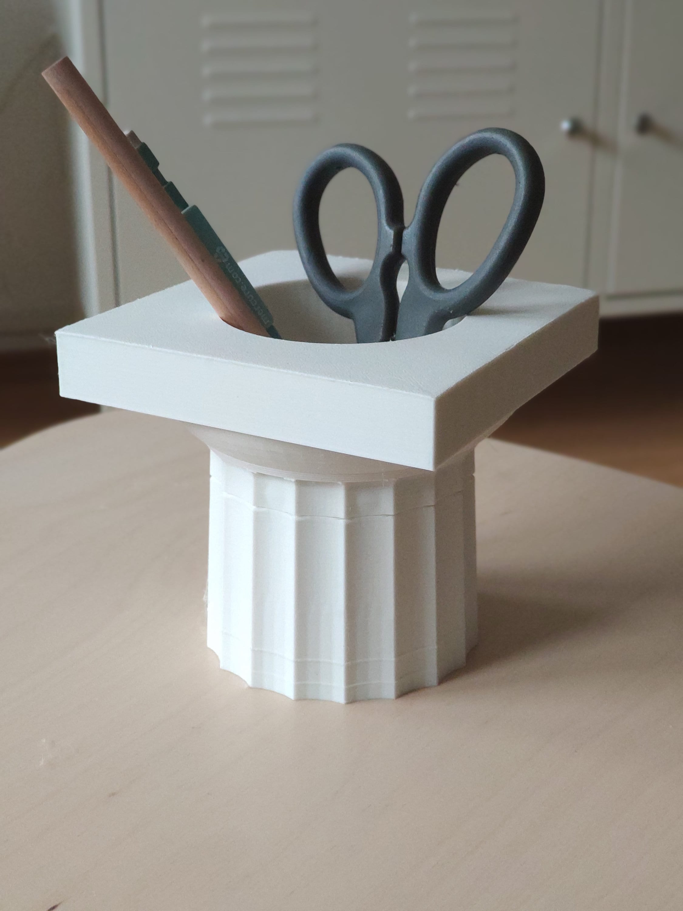 Doric Column Pen Holder- 3d Printed Classic Architecture Gift - Etsy