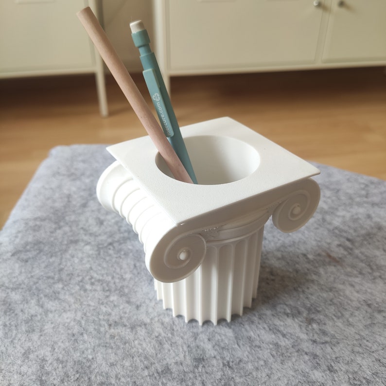 Ionic Column Pen Holder- 3d Printed Classic Architecture Gift - Etsy