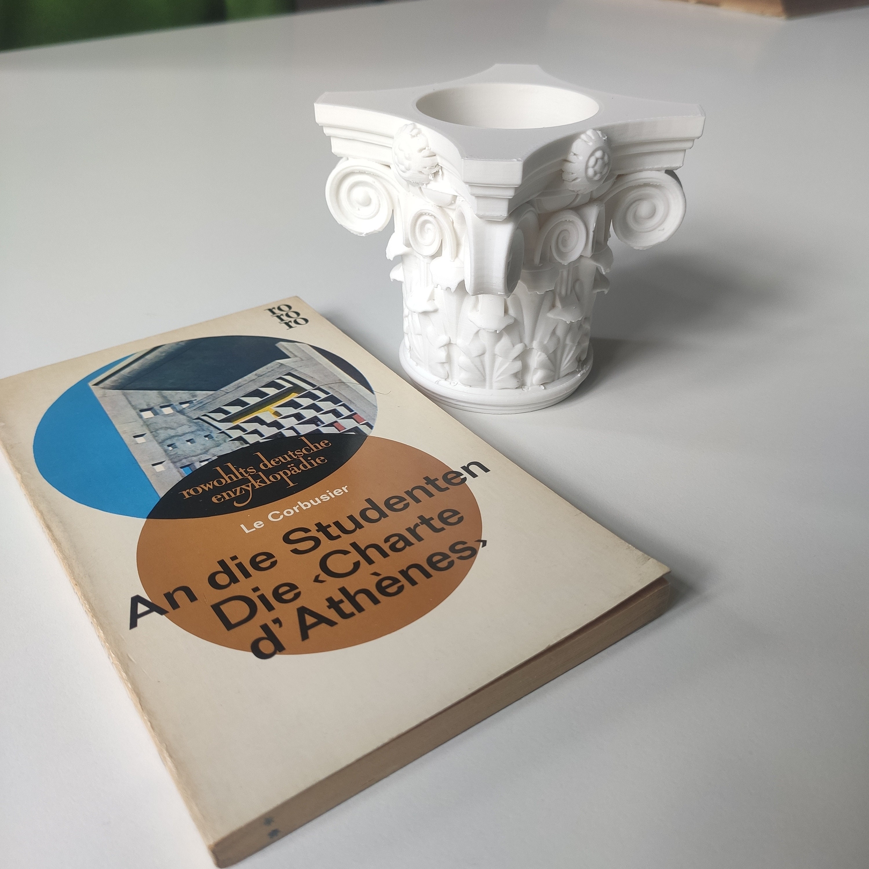 Corinthian Column Pen Holder- 3d Printed Classic Architecture Gift - Etsy