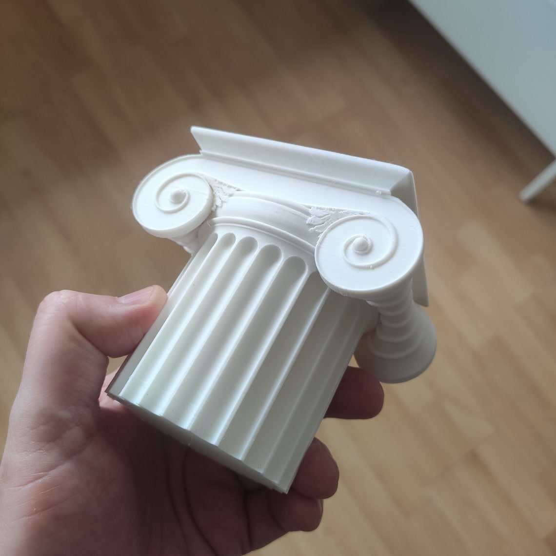 Ionic Column Pen Holder- 3d Printed Classic Architecture Gift - Etsy