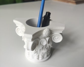 Ionic Column Pen Holder 3d Printed Classic Architecture Gift - Etsy