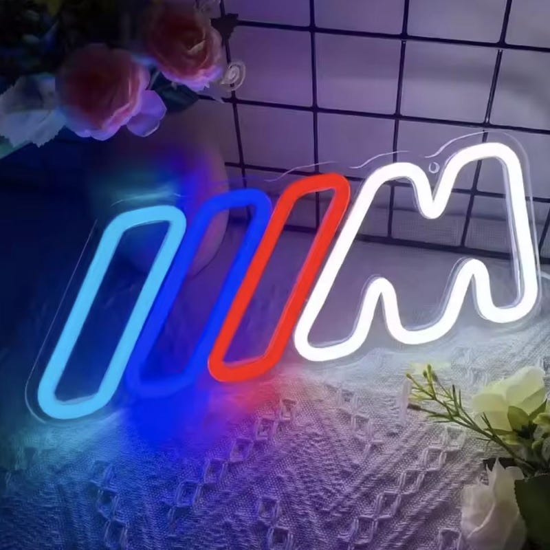 Bmw M Neon Car Sign - Etsy