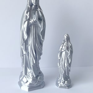 Cadeau Baptême Communion Personnalisé — Statue Vierge Marie Pop Art 3D ...