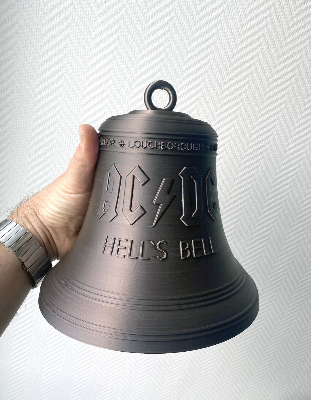 Cloche acdc hell's bell 185 cm de hauteur - Etsy France